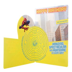 Hallmark Birthday Card For Kids - Spider-Man Design With Activity