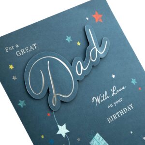 Hallmark Birthday Card for Dad - 3D Text Design