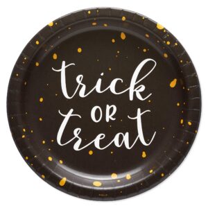 American Greetings 36-Count 9 in. Paper Dinner Plates, Trick-or-Treat Paper Halloween Party Supplies