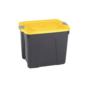 durabilt, 8520grbkyl.08, storage tote, 22 gal. , polypropylene