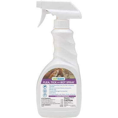 Vet-Kem Ovitrol Flea, Tick & Bot Spray 16 oz