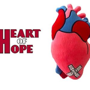 Zymise TANGDIAABBCC Heart of Hope - Stuffed Plush Anatomical Heart Pillow