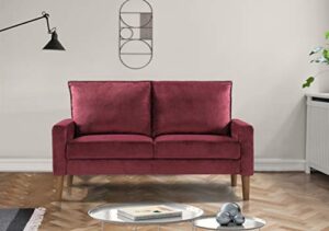 us pride furniture micheal's secret loveseats love seats, burgundy