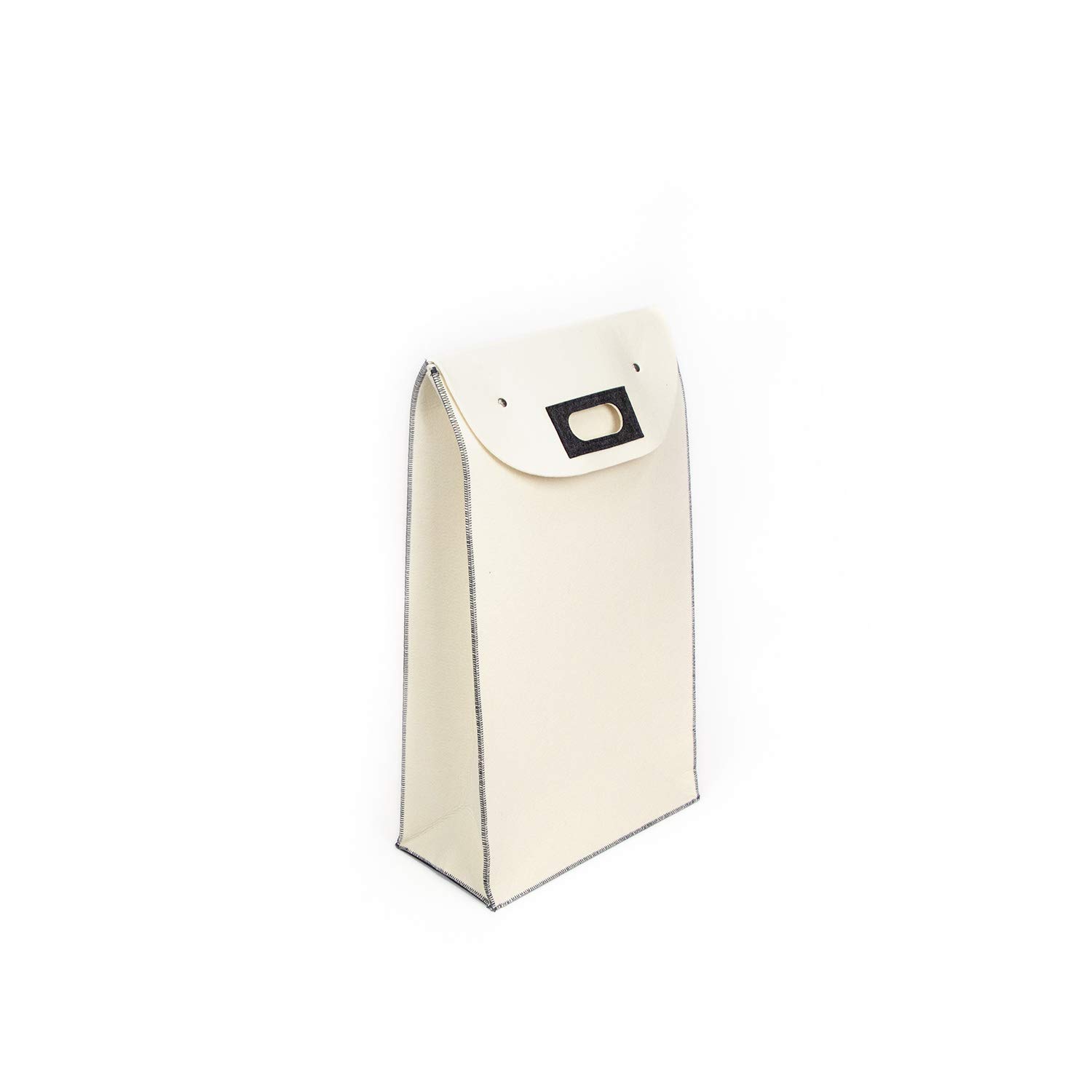 Three by Three Seattle Felt-Like-It™ Tall-Slim Connectable Bins: Stylish and Versatile Storage Solutions for Laundry and More 26” tall x 7.5” wide x 15” deep