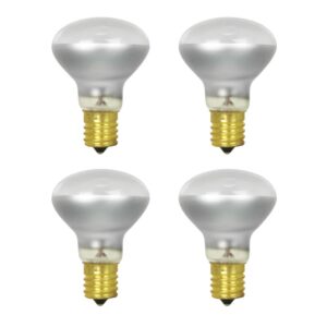 xtricity 40w r14 reflector light bulb, e17 intermediate base, 280 lumens, dimmable, 120v, (4 pack)