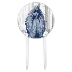 acrylic corpse bride bride cake topper party decoration for wedding anniversary birthday graduation