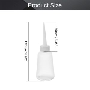 Utoolmart 3pcs Squeeze Bottle 150ml Plastic Glue Oil Bottle Wash Bottles for DIY Label Tattoo