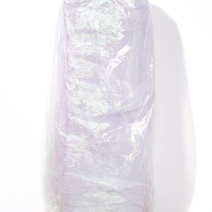 Anderson's White Iridescent Organza Fabric Roll, 48 Inches x 20 Yards, Sheer Fabric for Wedding Decorations, Baby Shower, Gender Reveal, Prom, Homecoming, Photo Backdrops, Arch Draping