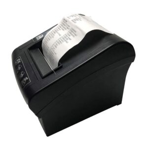 netum 80mm thermal receipt printer, wifi pos printer with auto cutter, usb serial ethernet lan port support cash drawer esc/pos