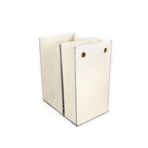 Three by Three Seattle Felt-Like-It™ Tall-Slim Connectable Bins: Stylish and Versatile Storage Solutions for Laundry and More 26” tall x 7.5” wide x 15” deep