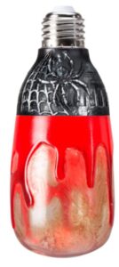 lightshow halloween bloody red short circuit bulb flickering light effect!