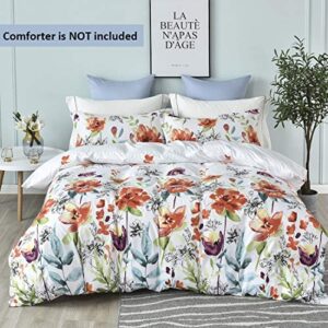 PAPAWU Custom Name 3 Piece Bedding Duvet Cover Set Personalized Queen Size Microfiber Duvet Cover with Zipper Closure