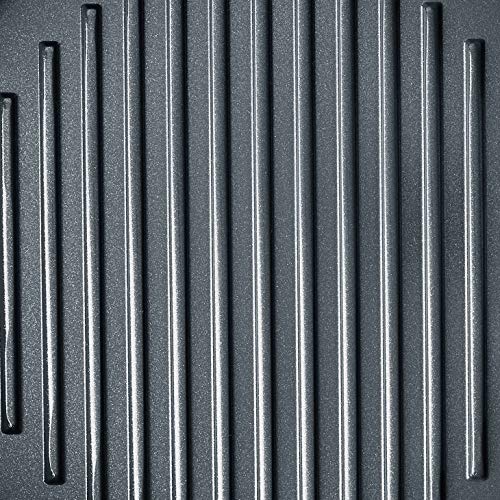 GreenPan Chatham Black Prime Midnight Hard Anodized Healthy Ceramic Nonstick, 11" Grill Pan, PFAS-Free, Dishwasher Safe, Oven Safe, Black