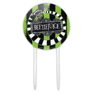 acrylic beetlejuice beetle worm cake topper party decoration for wedding anniversary birthday graduation