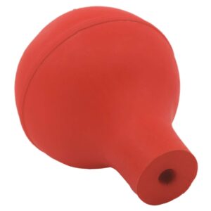 EISCO Rubber Bulb, 100ml - Pear Shaped - Heavy Weight Rubber - for use with Pipettes Measuring 0.25" - 0.30"