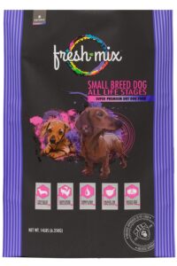 artemis fresh mix dry dog food – premium meat recipe health nutrition protein omega 3 6 medium large adult puppy all life stages 4lb bag