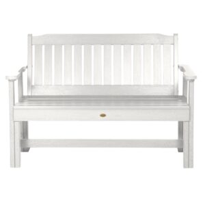 Sequoia Professional CM-BENSQ42-WHE Commercial Grade Exeter 4 Foot Garden Bench, White