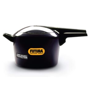 futura pressure cooker, 6 liter, gray