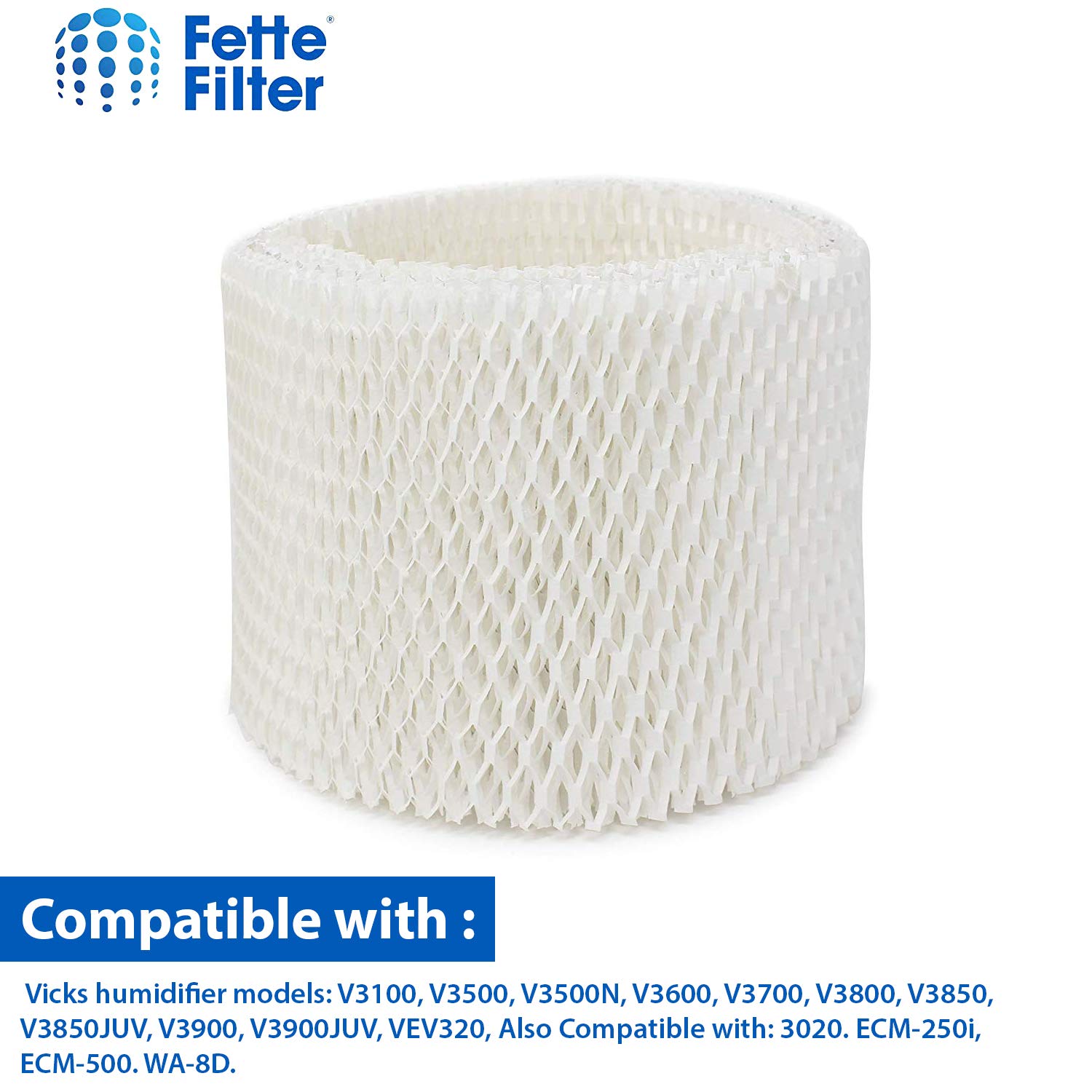 Humidifier Filter Replacement Compatible Protec, Kaz & Vicks Humidifier Replacement Filter Model WF2 | Protec Humidifier Filter, Vicks Starry Night Humidifier Filter Includes 4 Filters