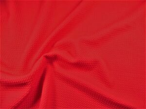 bullet textured liverpool fabric 4 way stretch red q52