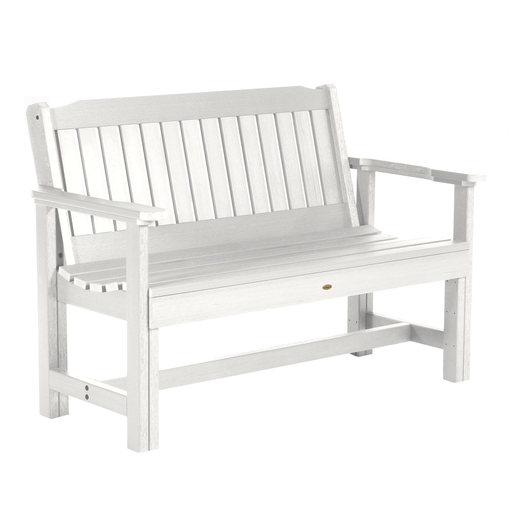 Sequoia Professional CM-BENSQ42-WHE Commercial Grade Exeter 4 Foot Garden Bench, White