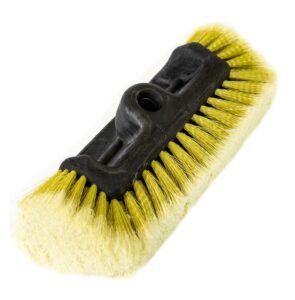 doca car wash brush with long handle - outdoor broom for house, deck, patio - soft brush, car wash brush (6+ ft reach)