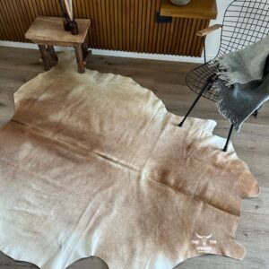 Tomtom Cowhides Butter Blonde Cowhide Rug 6x6