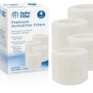 Humidifier Filter Replacement Compatible Protec, Kaz & Vicks Humidifier Replacement Filter Model WF2 | Protec Humidifier Filter, Vicks Starry Night Humidifier Filter Includes 4 Filters