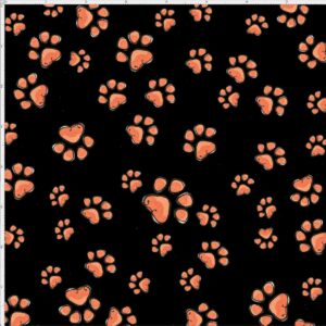 loralie designs fun paws black fabric by the yard for quilting