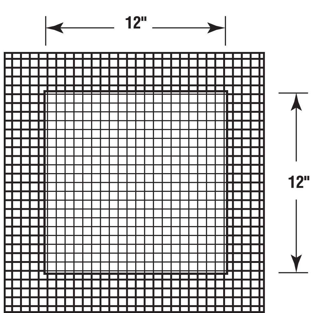 Prime-Line MP9286 Self-Adhesive Drywall Repair Patch, 12 In. X 12 In., Fiber Mesh Over Galvanized Plate (1 Pack)