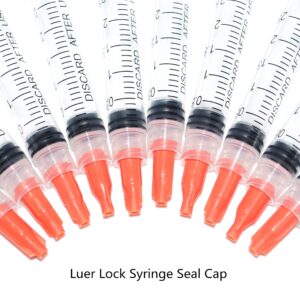 3ml Syringes 20Ga 1.5 Inch Blunt Tip Needle Storage Caps - Glue Applicator, DIY.Industrial Grade Syringe (Pack of 10)