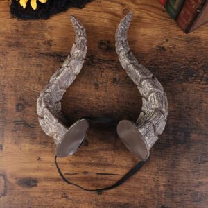 STOBOK 1 Pc Halloween Horns Headband Sheep Horn Hoop Cosplay Fancy Dress Photo Props Hair Accessory or Christmas Halloween Easter Decoration Dance Party