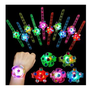 scione led light up bracelets party favors for kids 4-8 8-12, 48 pack goodie bag stuffers classroom prizes, pinata stuffers, return gifts for kids birthday halloween christmas valentines party faovrs