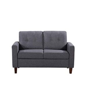 US Pride Furniture Love Seats, Dark Gray