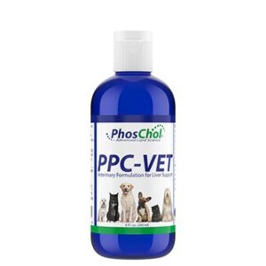 nutrasal ppc-vet polyunsaturated phosphatidylcholine liver and brain health supplement for all sized cats and dogs 1000mg ppc / 5ml - liposomal liquid 8 oz