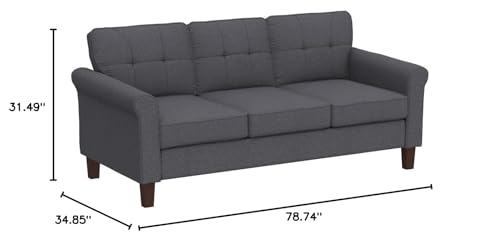 US Pride Furniture Sofas, Dark Gray