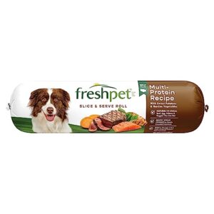 freshpet select multi protein recipe dog food, 1.5 pound