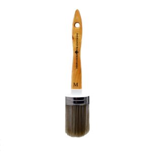 heirloom traditions syntec fiber medium oval, tapered paint brush for all-in-one paint