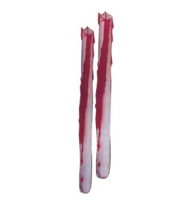 way to celebrate bleeding taper candle set of 2