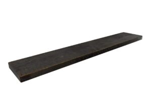 joel's antiques - 60 inch wooden floating shelves for wall - made of natural wood - long heavy duty rustic fireplace mantel & book shelf - perfect for living room - mocha 60x10x2 in