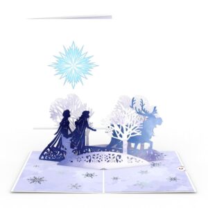 Lovepop Frozen 2 Mythic Journey Pop Up Card - Greeting Cards, 3D Cards, Disney Cards, Holiday Cards, Pop Up Christmas Cards, Pop Up Birthday Card