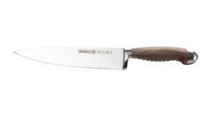 mundial nobilis series, 10-inch chef’s knife - stainless steel blade with ergonomic wood handle, ideal for cutting meats, durable & corrosion-resistant