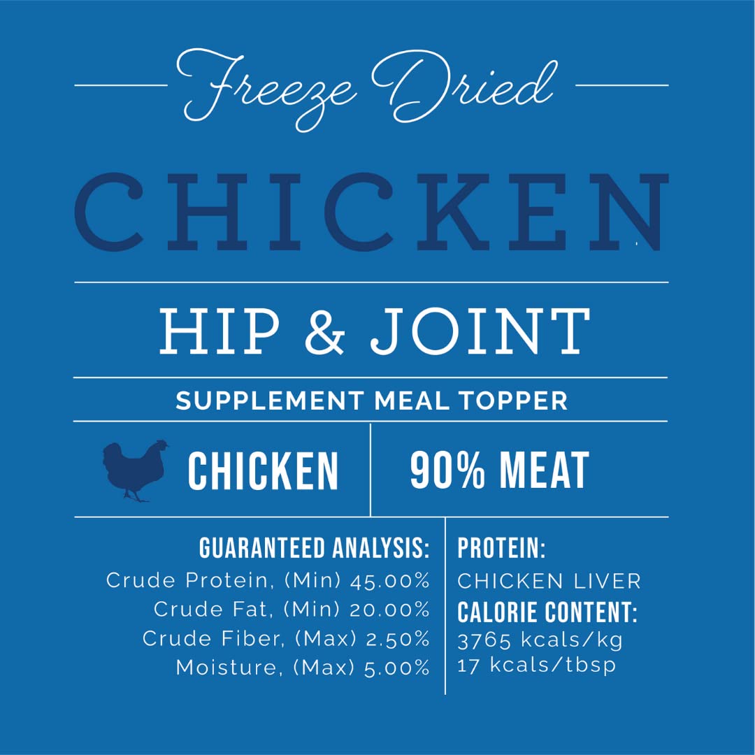 Nature's Select Freeze Dried - Chicken Hip & Joint Supplement - All Ages