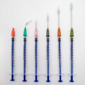 Glue Applicator Syringe with Blunt Tip Needle and Cap, for Liquid, Glue, Ink, Perfume, Lip Gloss Making