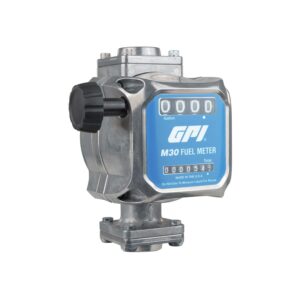 gpi - m30 modular mechanical fuel meter in gallons, 5 to 30 gpm, 1” npt inlet/outlet (165100-01)