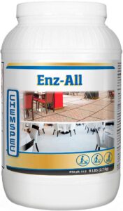 chemspec enz-all – professional multi-purpose enzyme traffic lane carpet cleaning concentrate, 1-6 lb jar (c-ea6)