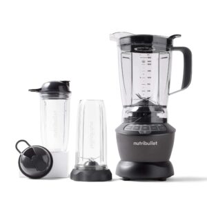 PNAEUT NutriBullet ZNBF30500ZC Blender Combo 1200 Watt, with Single Serve Cups, Dark Gray