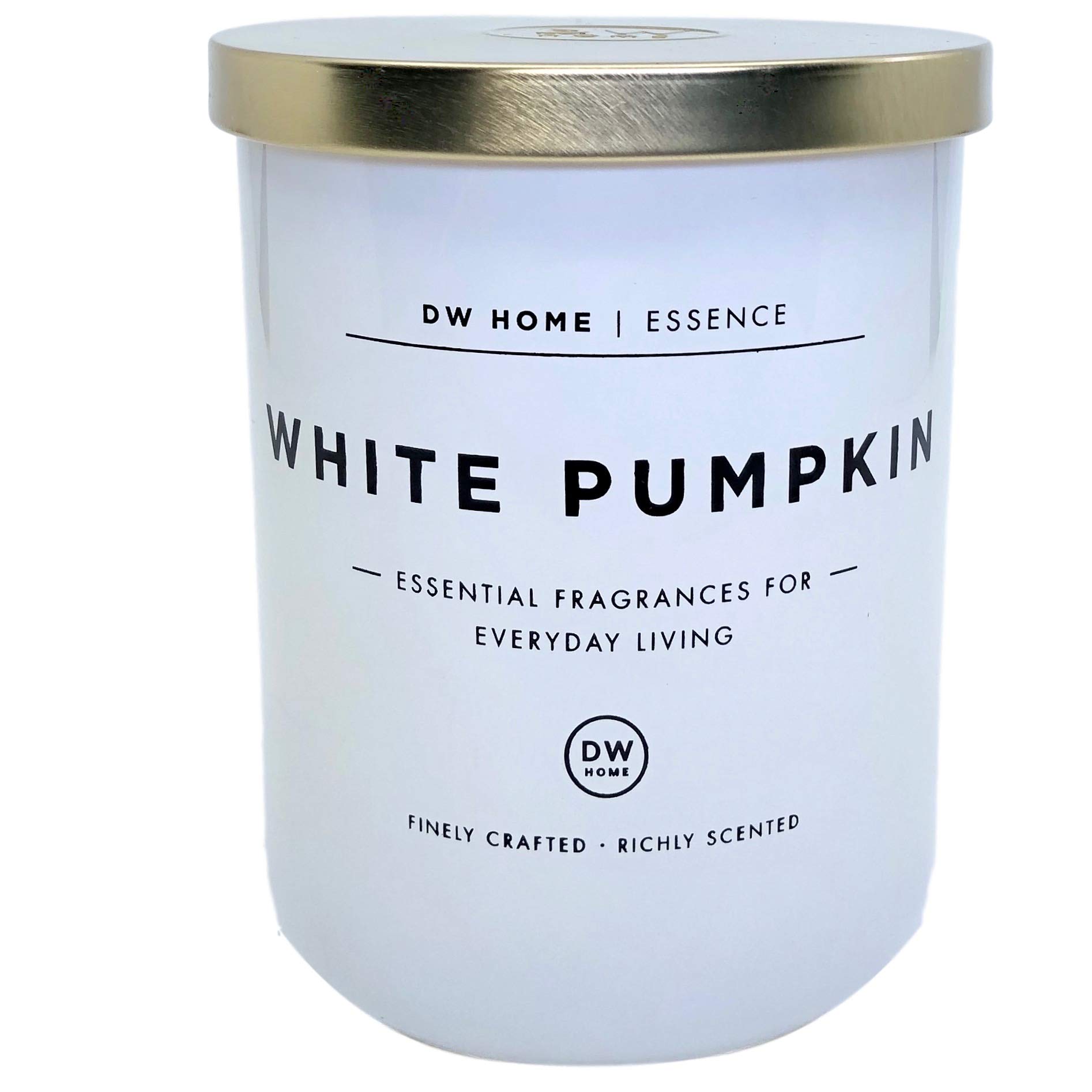 DW Home Large White Pumpkin Scented Candle