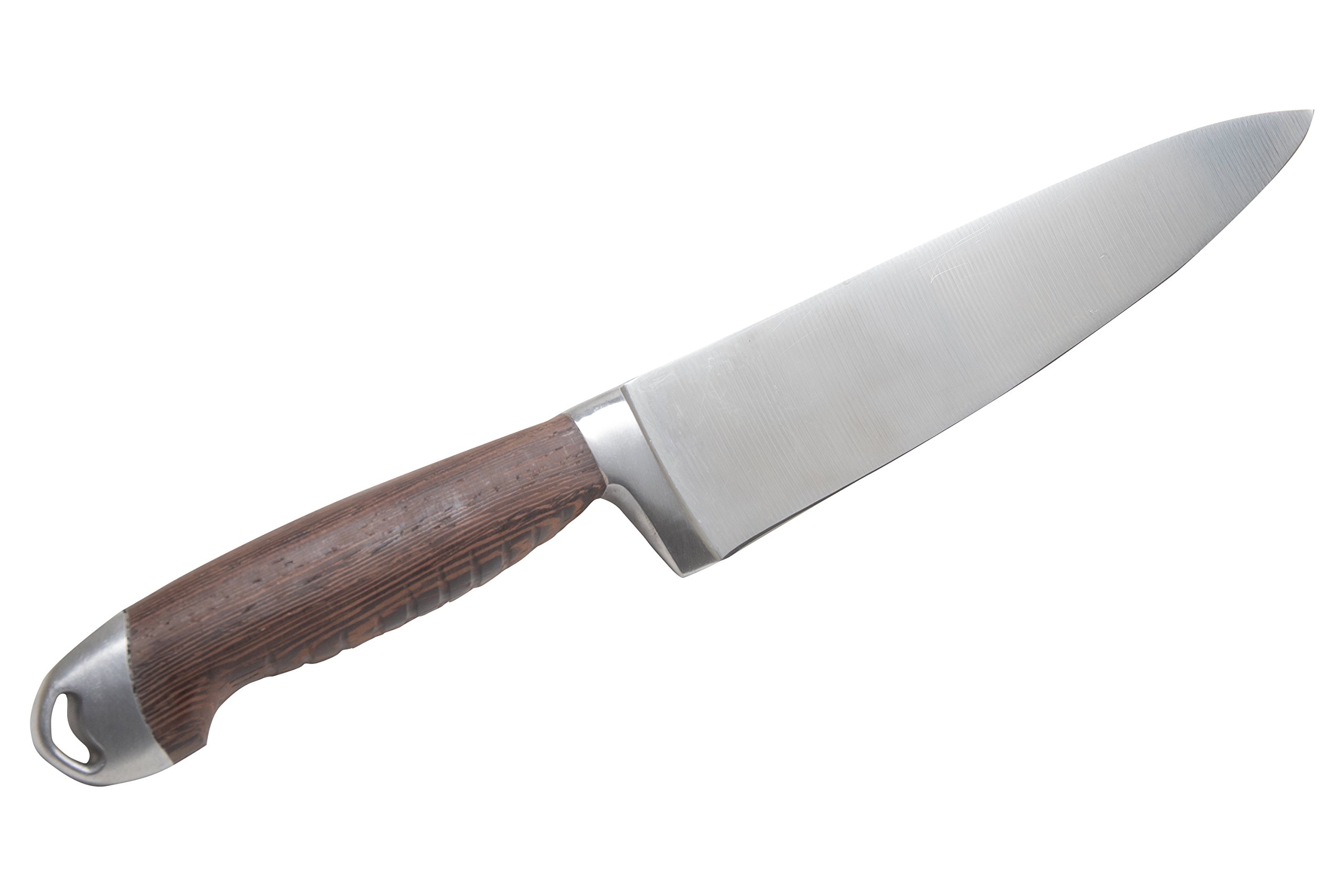 Mundial Nobilis Series, 10-Inch Chef’s Knife - Stainless Steel Blade with Ergonomic Wood Handle, Ideal for Cutting Meats, Durable & Corrosion-Resistant