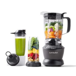 pnaeut nutribullet znbf30500zc blender combo 1200 watt, with single serve cups, dark gray